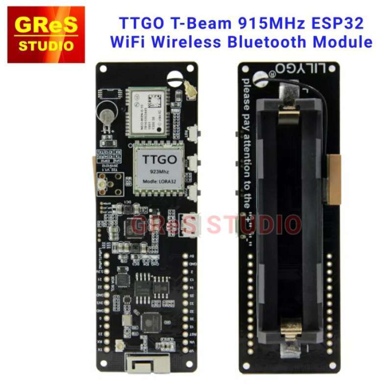 Promo Ttgo T-Beam Neo-M8N Esp32 Lora 915Mhz Wifi Wireless Bluetooth Module Baru Diskon 6% di ...