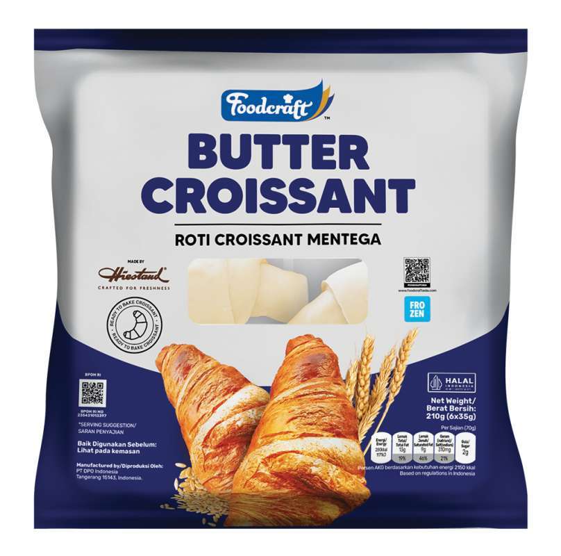 Promo Foodcraft Kue Pastri Aneka Rasa Series Croissant Campur Cinnamon ...