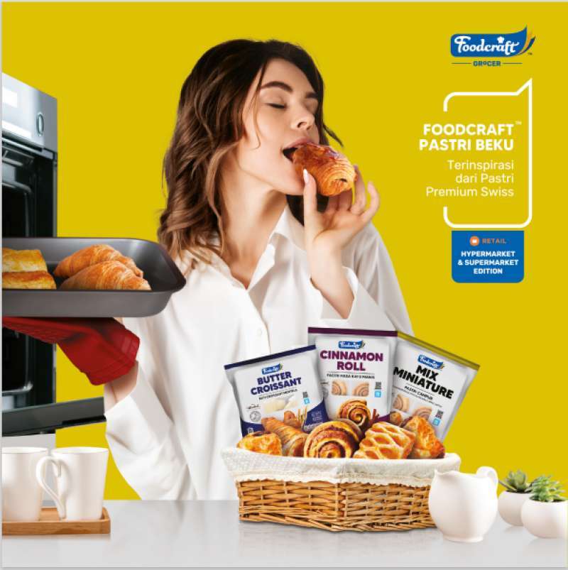 Promo Foodcraft Kue Pastri Aneka Rasa Series Croissant Campur Cinnamon ...
