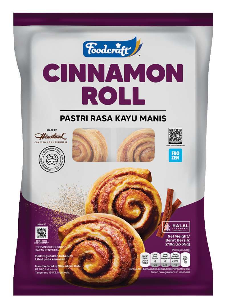 Promo Foodcraft Kue Pastri Aneka Rasa Series Croissant Campur Cinnamon ...