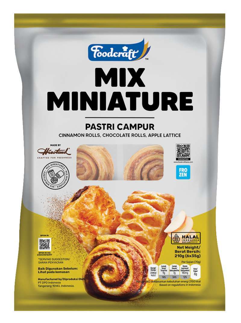 Promo Foodcraft Kue Pastri Aneka Rasa Series Croissant Campur Cinnamon ...