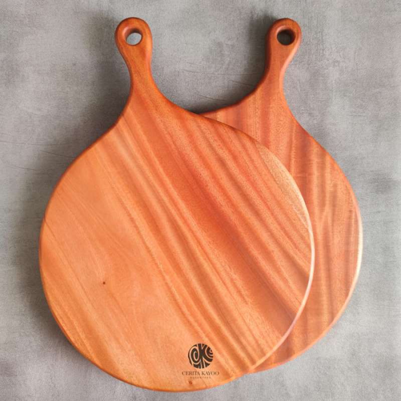 Jual Talenan Kayu Bulat | Talenan Kayu Mahoni | Talenan Kayu Pizza ...