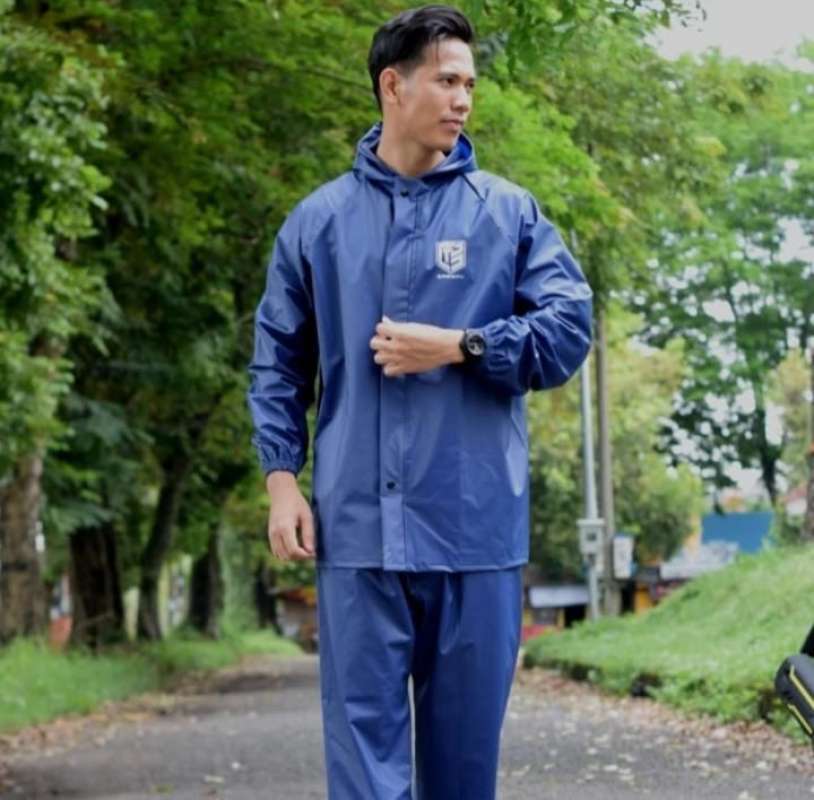 Jual Jas Hujan Setelan Dewasa Pria Wanita Original Bahan Pvc Tebal - L Biru Di Seller Selalu Tas ...