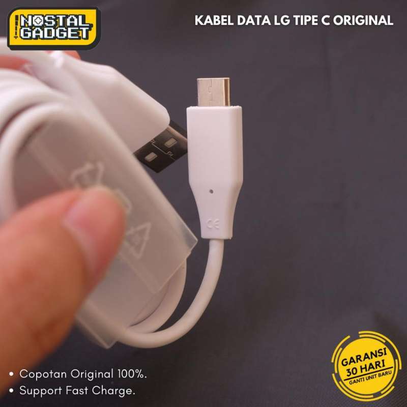 Jual Kabel Data LG Tipe C G5 G6 G7 V20 V30 V40 V50 Fast Charge Original ...