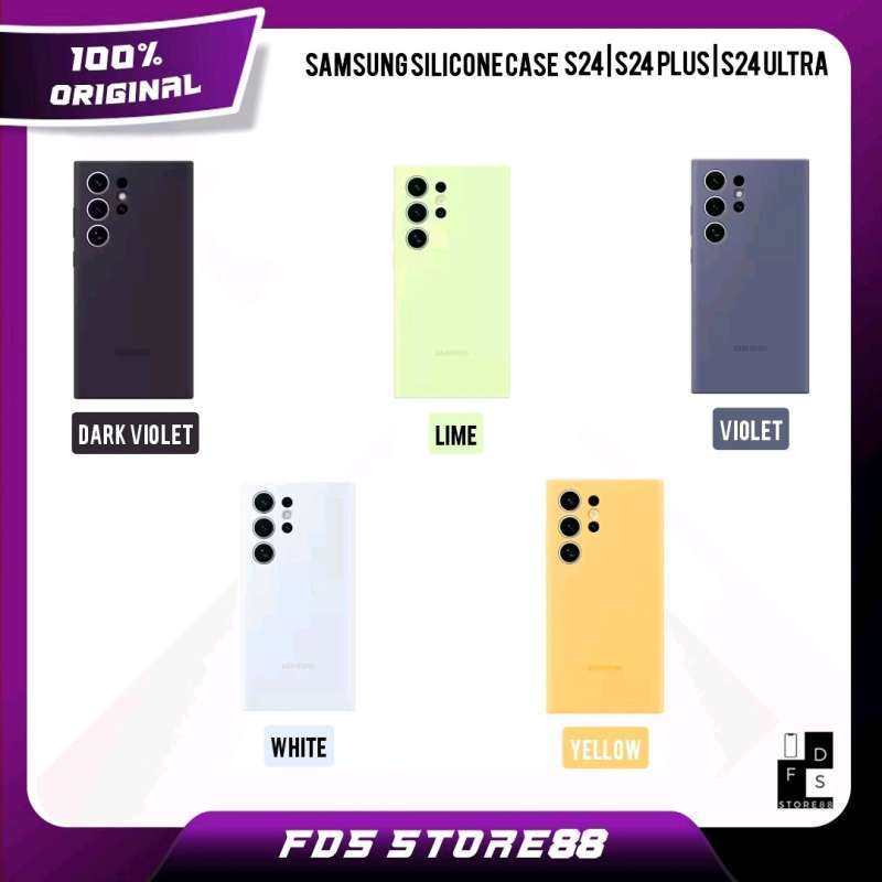 Promo Samsung Silicone Case S24 S24 Plus S24+ S24 Ultra Silicone Cover Original Diskon 3% di ...