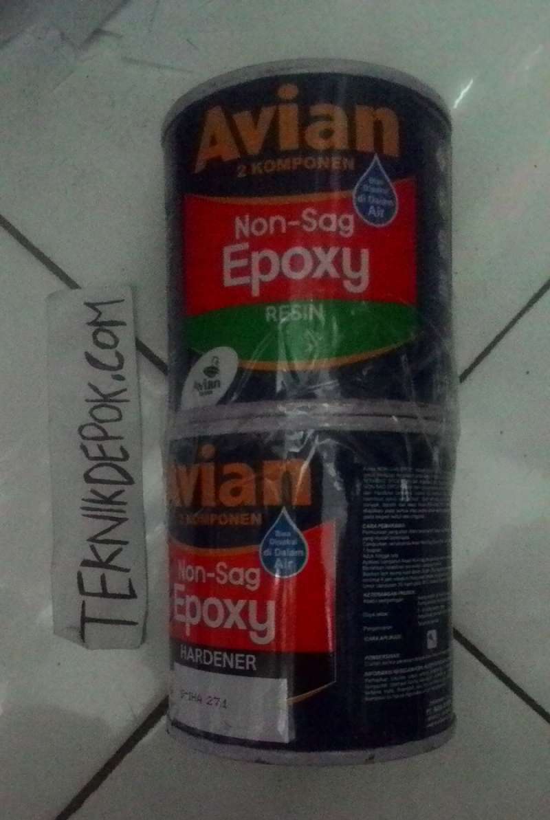 Promo lem epoxy 2 komponen non-sag lem tangki mobil lem motor avian ...