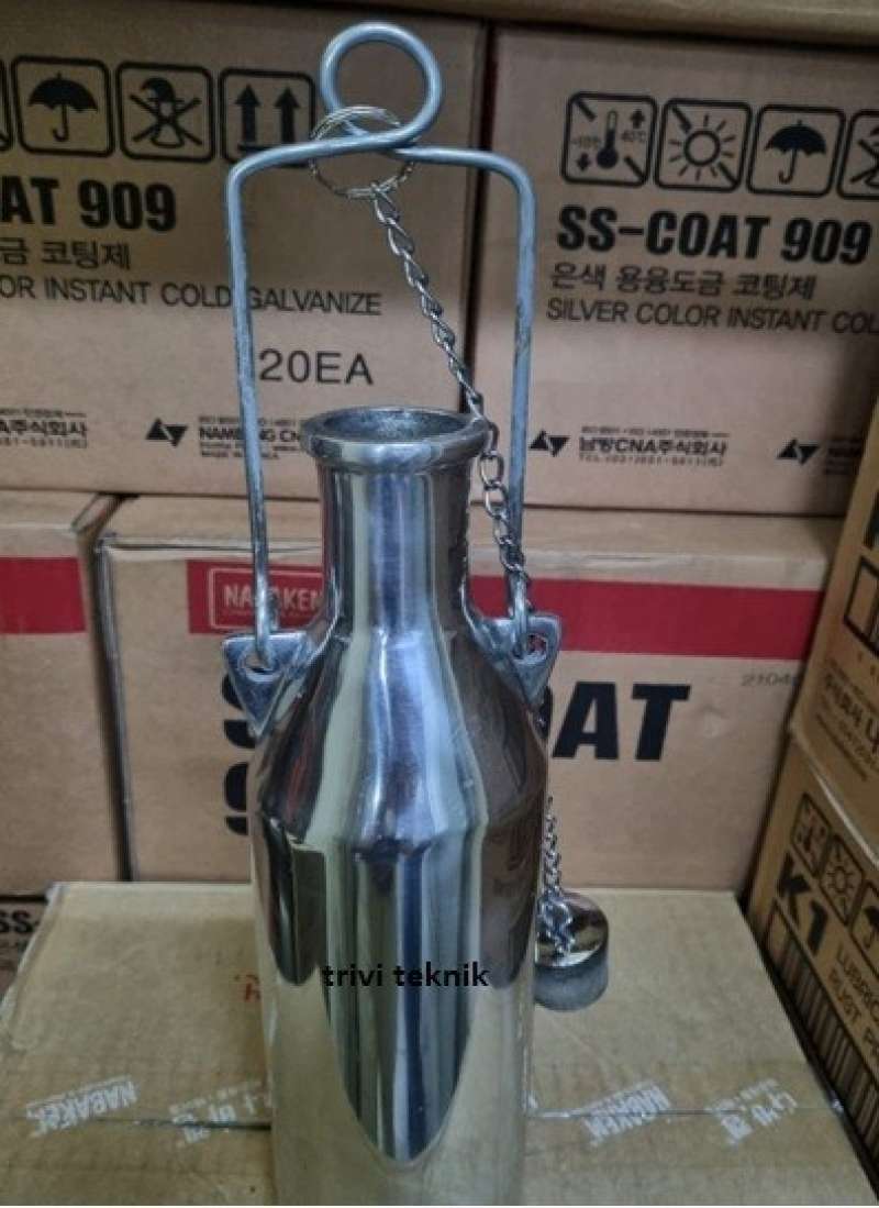 Promo botol sampel minyak,sampling sample can weighted beaker sus ...