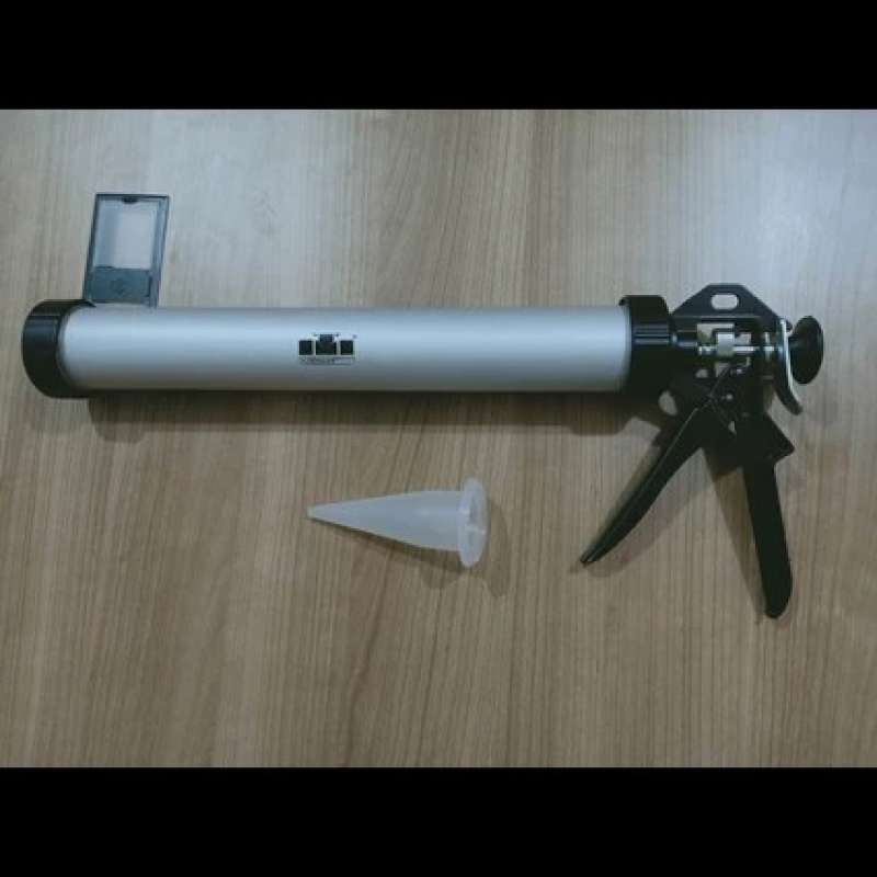 Promo Klebermann Gun Sealant Sosis 600ML Silver Caulking Gun 600ML ...