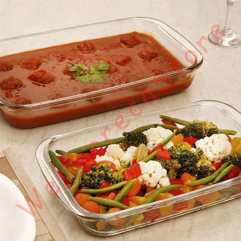 Promo Marinex Deep Rectangular Roaster 5L/ Loyang Saji Sayur Kaca Oven ...