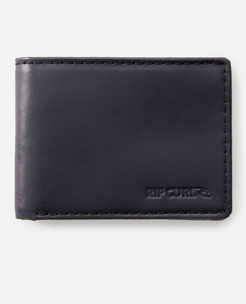 Jual Rip Curl Brand Emboss RFID All Day Black Leather Dompet Pria ...