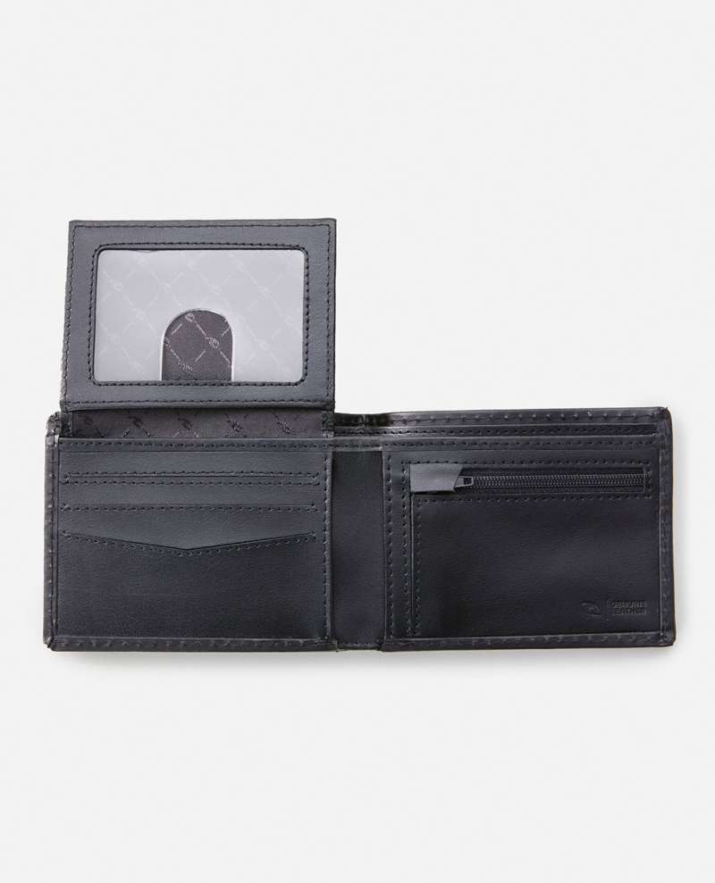 Jual Rip Curl Brand Emboss RFID All Day Black Leather Dompet Pria ...