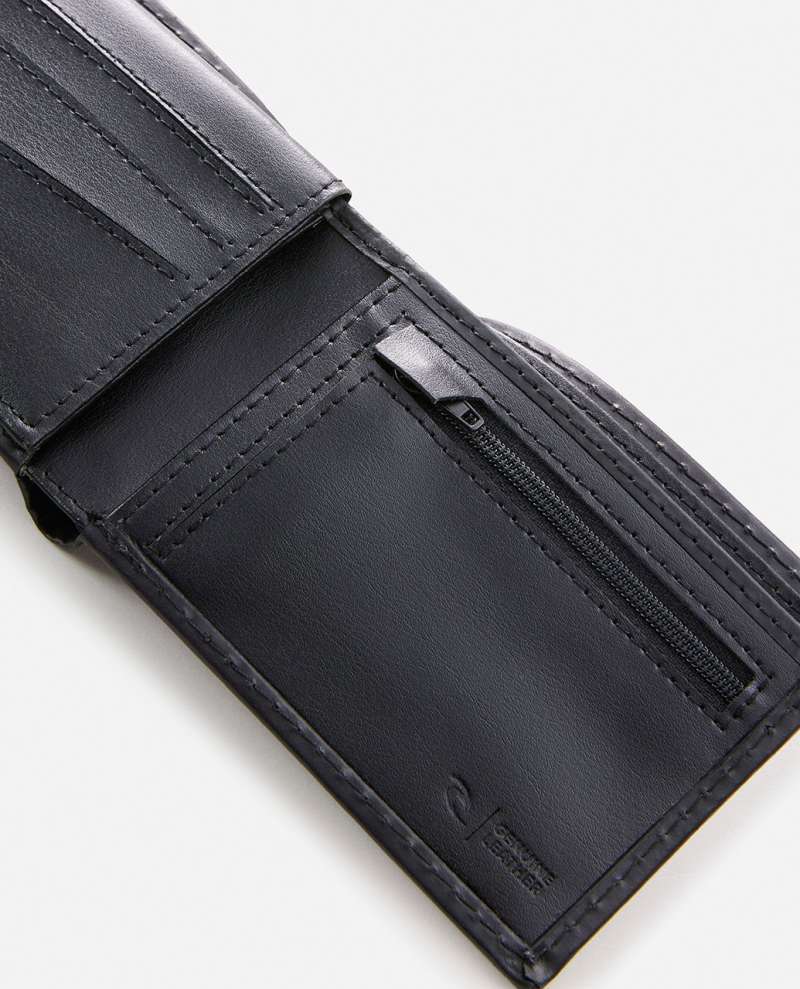 Jual Rip Curl Brand Emboss RFID All Day Black Leather Dompet Pria ...