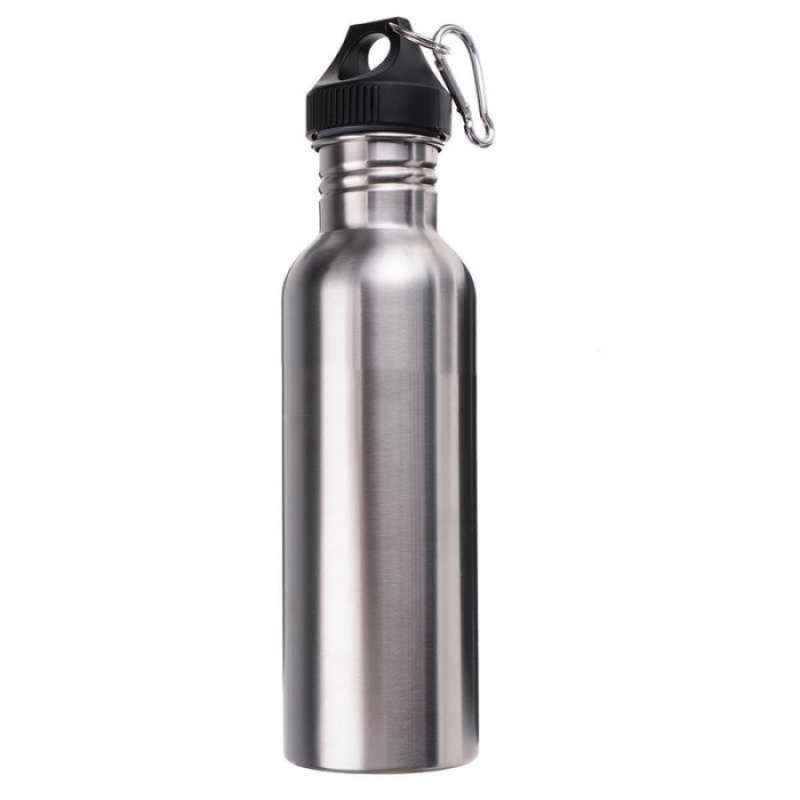 Promo BOTOL MINUM OLAHRAGA BESI STAINLESS STEEL 750ML DENGAN KARABINER ...