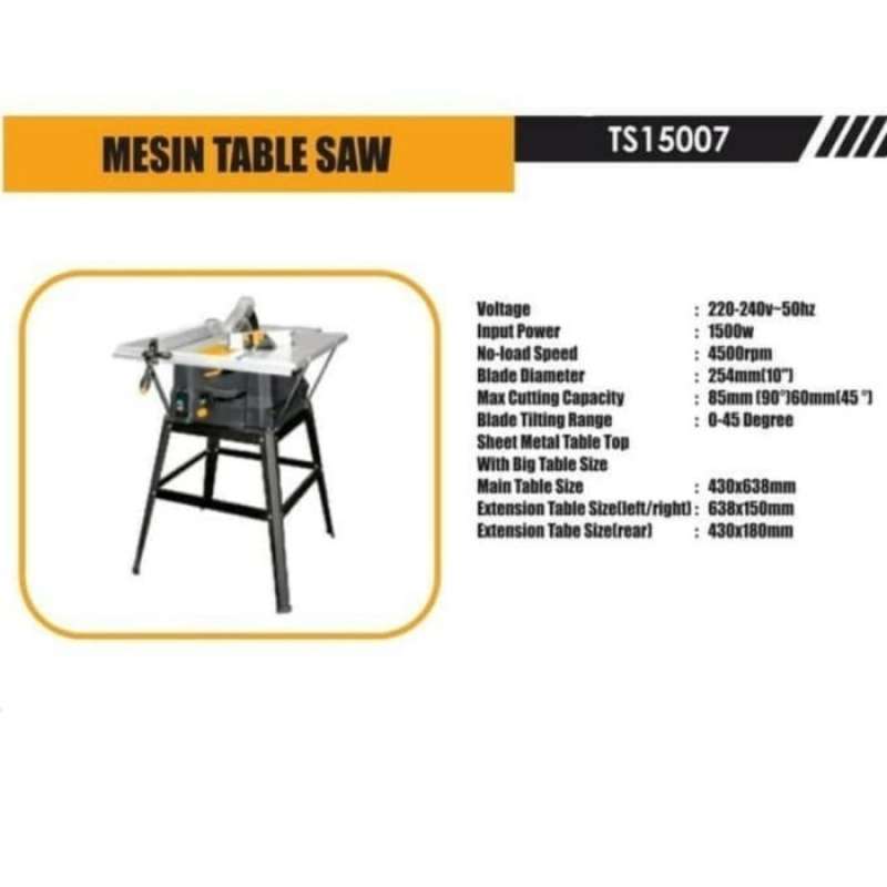 Promo Ingco Mesin Gergaji Potong Table Saw Inch Ts Diskon Di Seller Rhmd