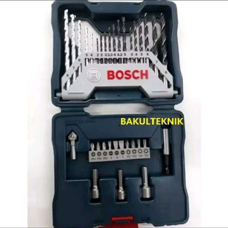 Promo Mata Bor Obeng Bosch Xline Lengkap 1 Set Bor Kayu Besi Metal ...