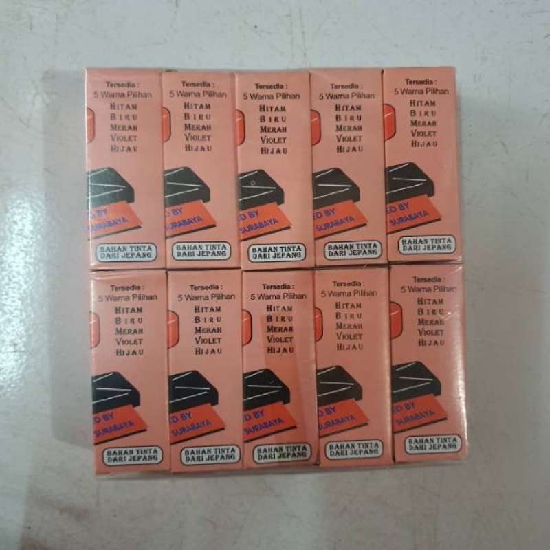 Jual Tinta Stempel Otomatis/ Tinta Cap Otomatis/ Tinta Manis - Merah di ...