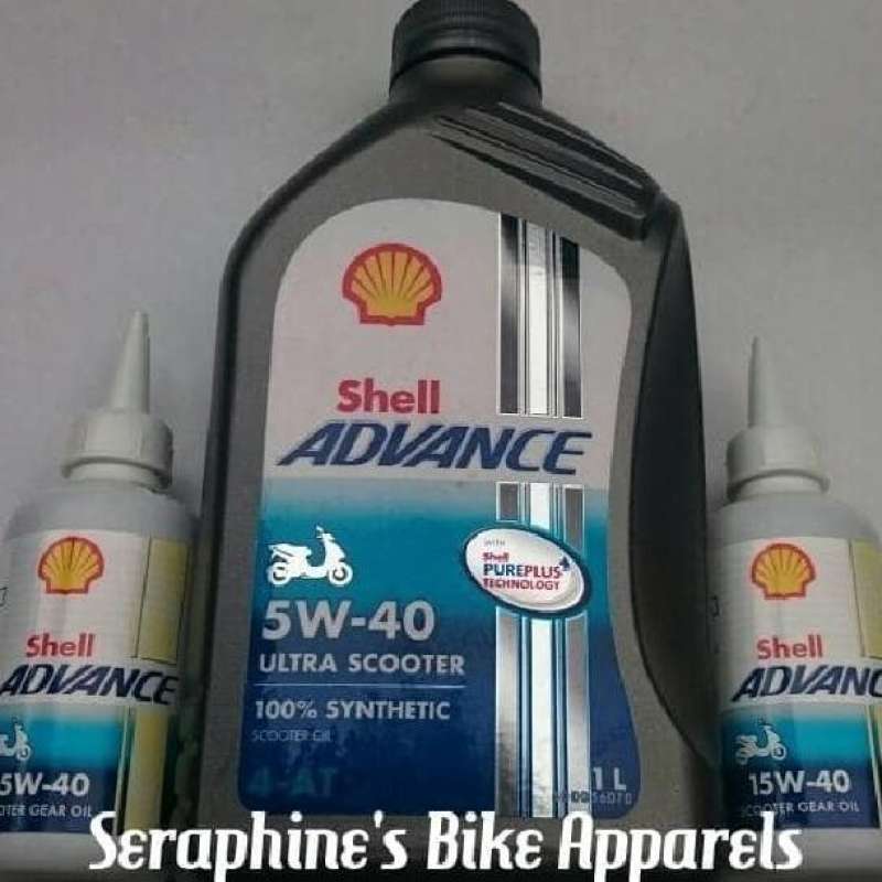 Jual Paket Oli Shell Advance Ultra Matic 1l + Oli Gear Shell|nmax Aerox ...