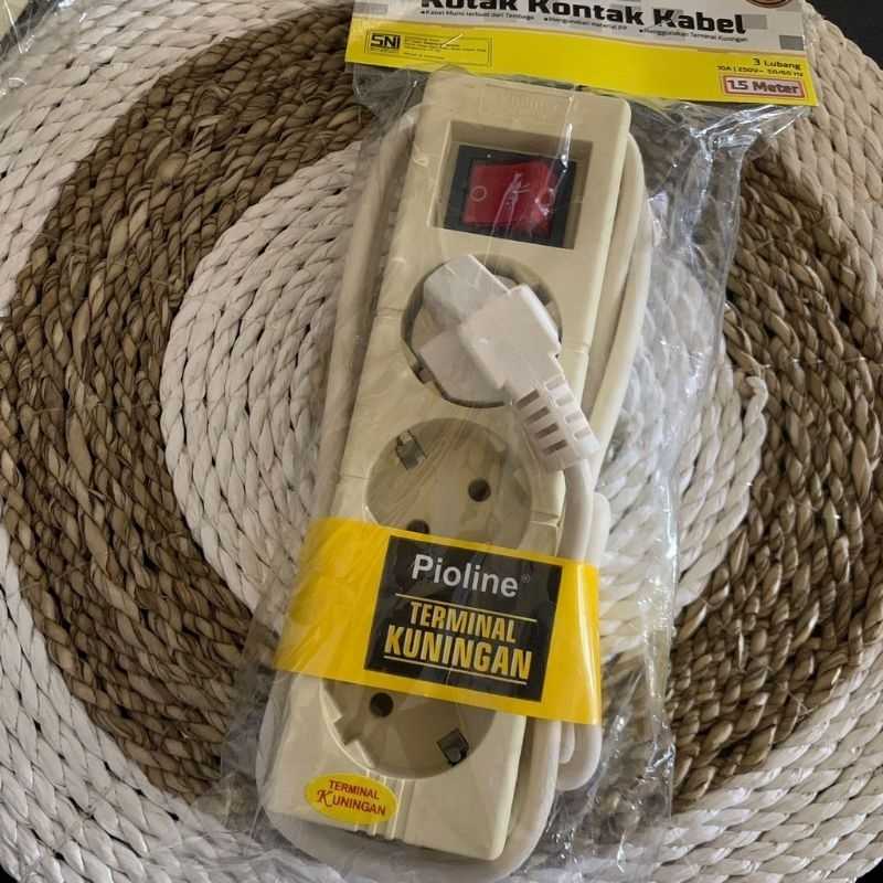 Jual Colokan Listrik - Stop Kontak 3 Lubang - Sambungan Kabel Listrik ...