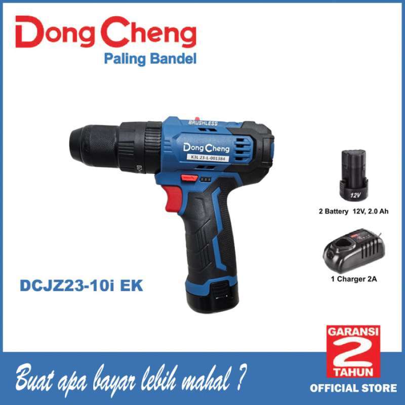 Promo DONG CHENG DCJZ23-10i Cordless Drill Brushless Impact / DONGCHENG ...
