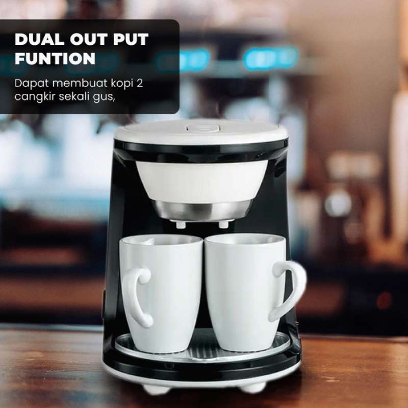 Promo Dorahomi Coffee Maker Mesin Pembuat Kopi Otomatis Low Watt 2 ...