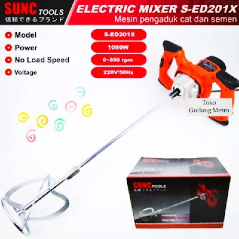 Promo Alat Pengaduk/Mesin Mixer /Electric /Cat/ Kimia/Cairan/Semen ...