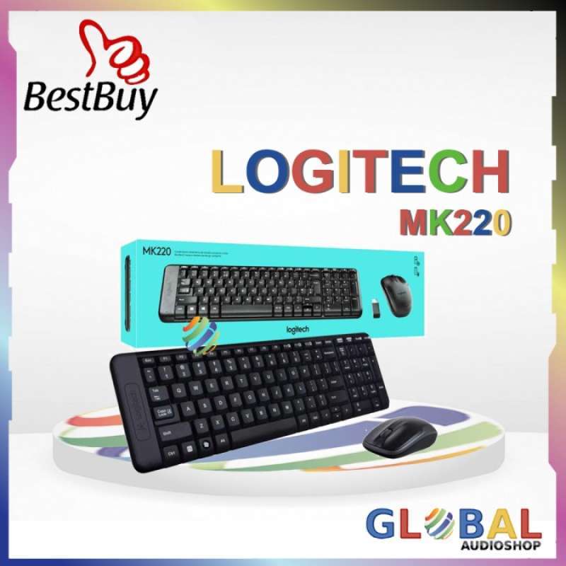 Jual Logitech Mk220 Mk 220 Mk 220 Mouse Keyboard Wireless Combo