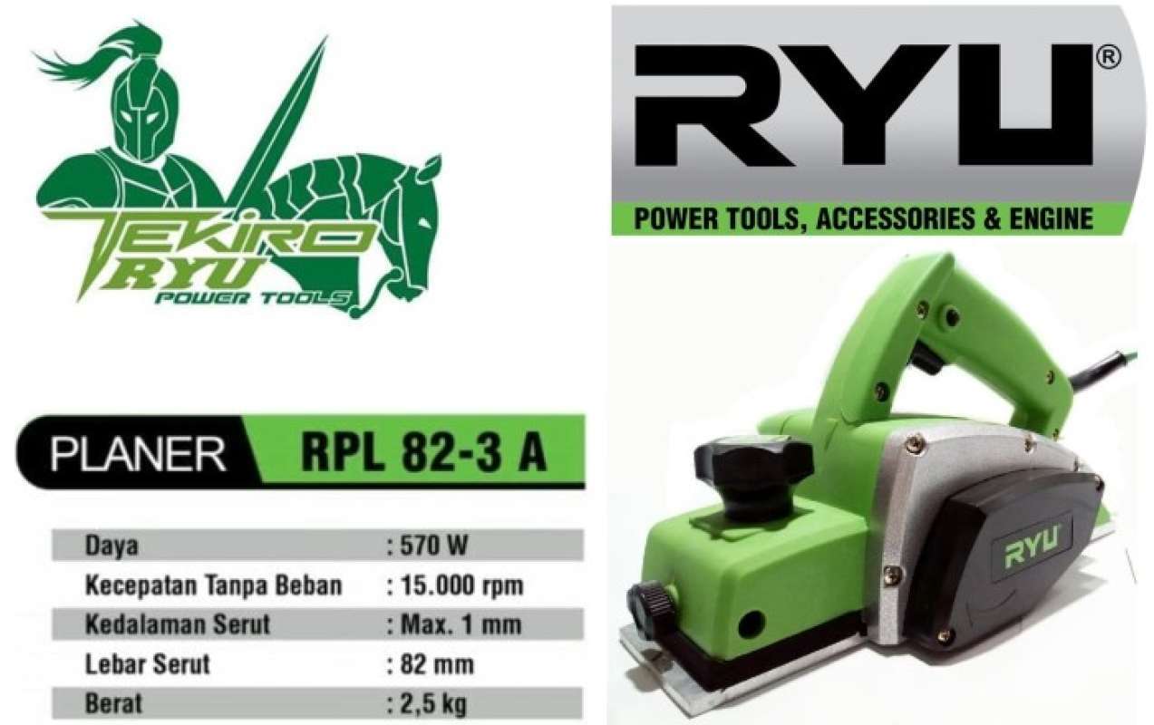 Promo mesin planer RYU RPL 82-3A mesin ketam serut pasah Tekiro corp Diskon 23% di Seller Rhmd ...