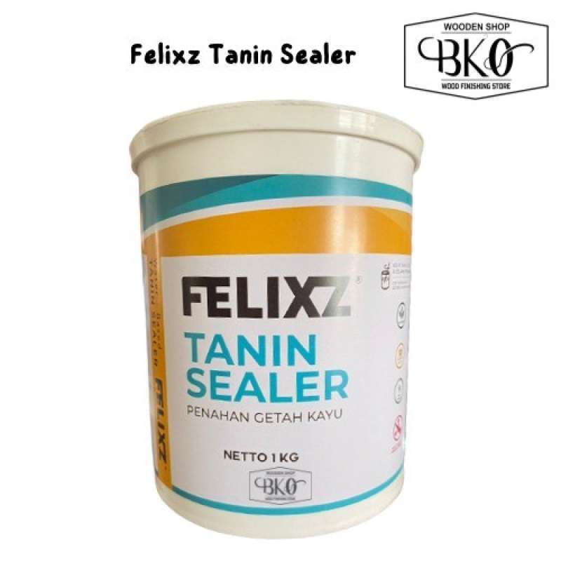 Promo Felixz Tanin Sealer Cat Penahan Getah Kayu 1Kg Diskon 23% di ...