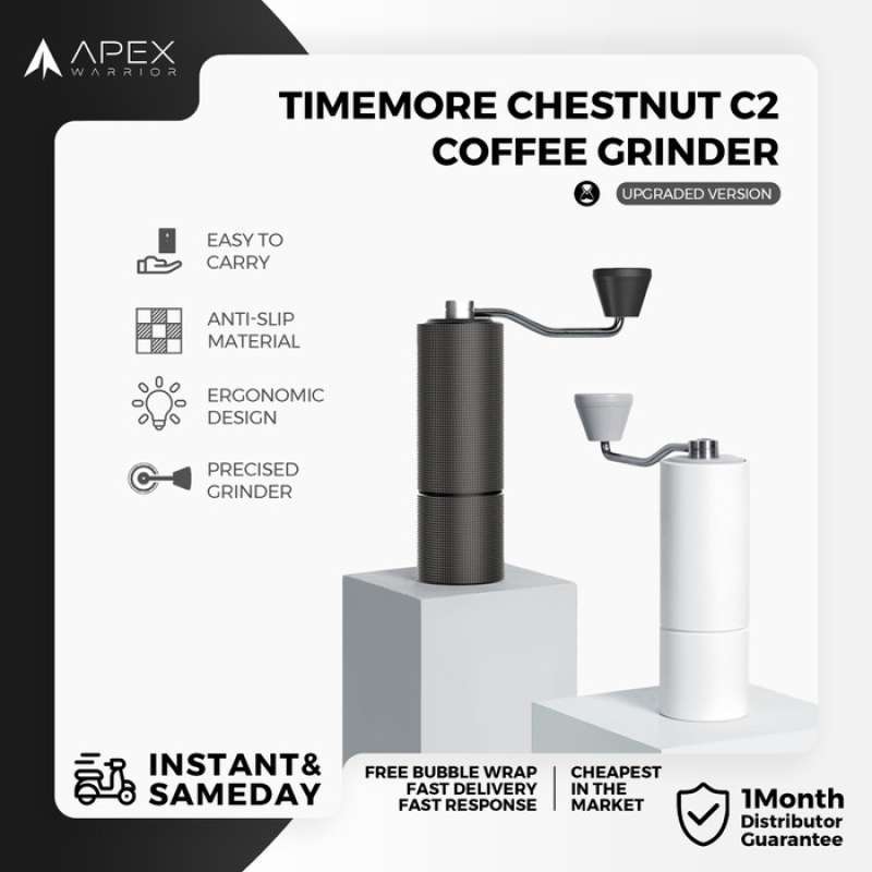 Promo Timemore Chestnut C2 Coffee Grinder| Penggiling Biji Kopi ...