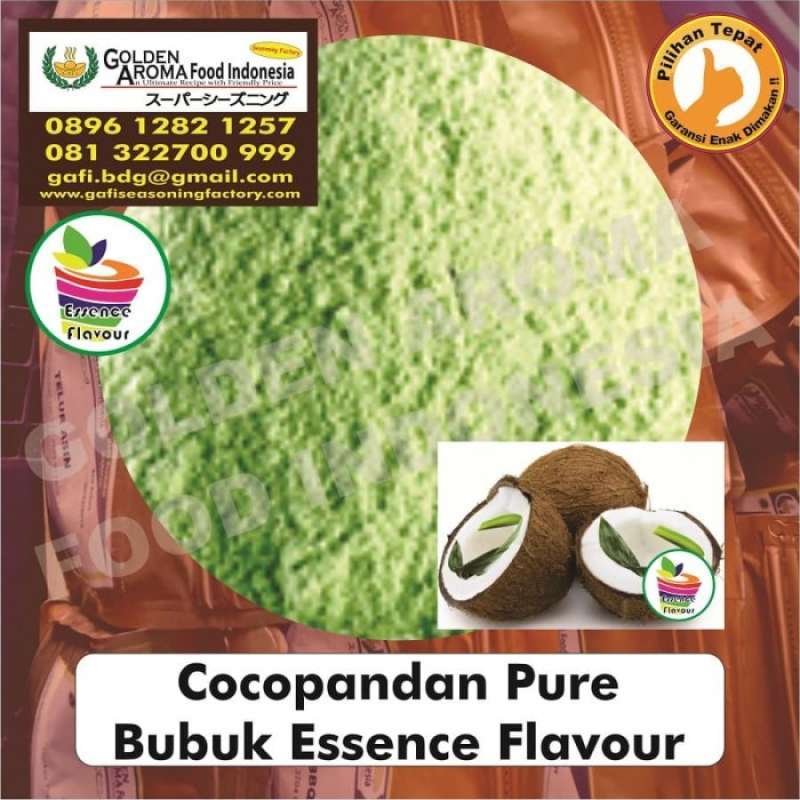 Promo Bubuk Cocopandan Pure 1/2 Kg Essen Flavor Ekstrak Coco Pandan ...