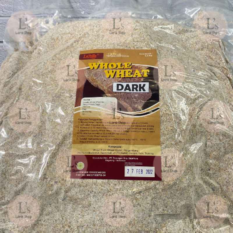 Promo Lazetta Whole Wheat Dark (Tepung Gandum) 2,5Kg Diskon 33% di ...