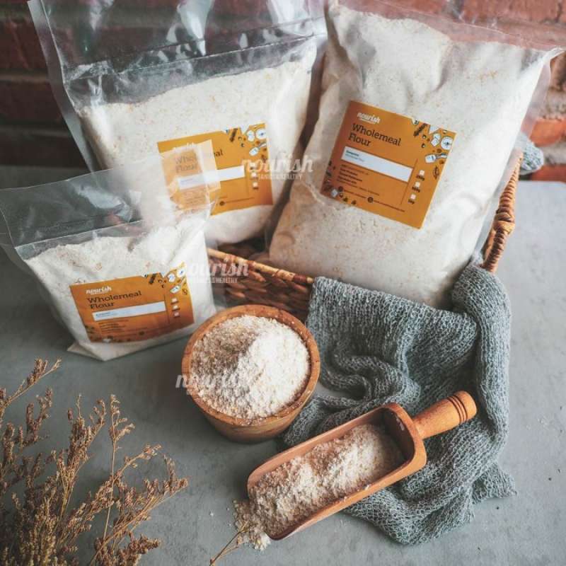 Promo Whole Wheat Flour / Whole Meal Flour / Tepung Gandum Utuh 1kg ...