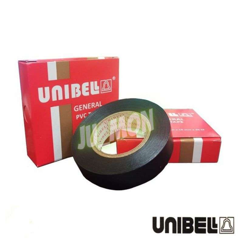 Jual Isolasi Listrik Hitam/ Electrical Tape PVC Unibel Kotak di Seller ...