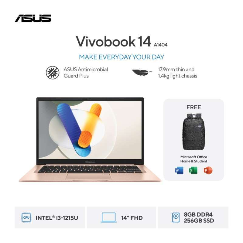 Jual Asus Vivobook A1404za-ips323 Notebook [i3-1215u |8gb |256gb Ssd|uma|14 Ips Fhd 100%srgb ...