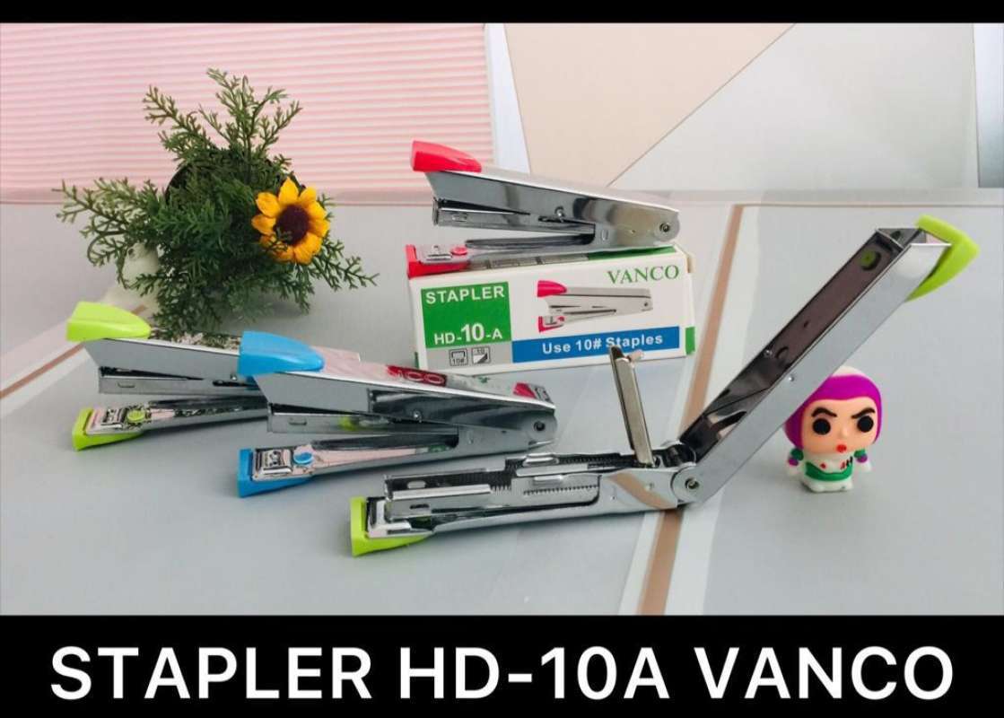 Jual 2 In 1 Vanco Stapler Hd10a Staples Steples Hekter Cekrekan Plus Refill Atau Isi - HIJAU di ...