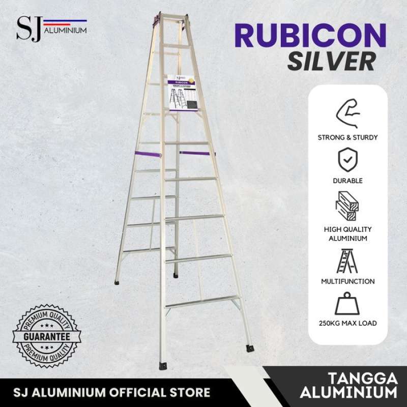 Promo Tangga Lipat Aluminium Ladder Rubicon Silver Jumbo - 3 M / 300 Cm ...