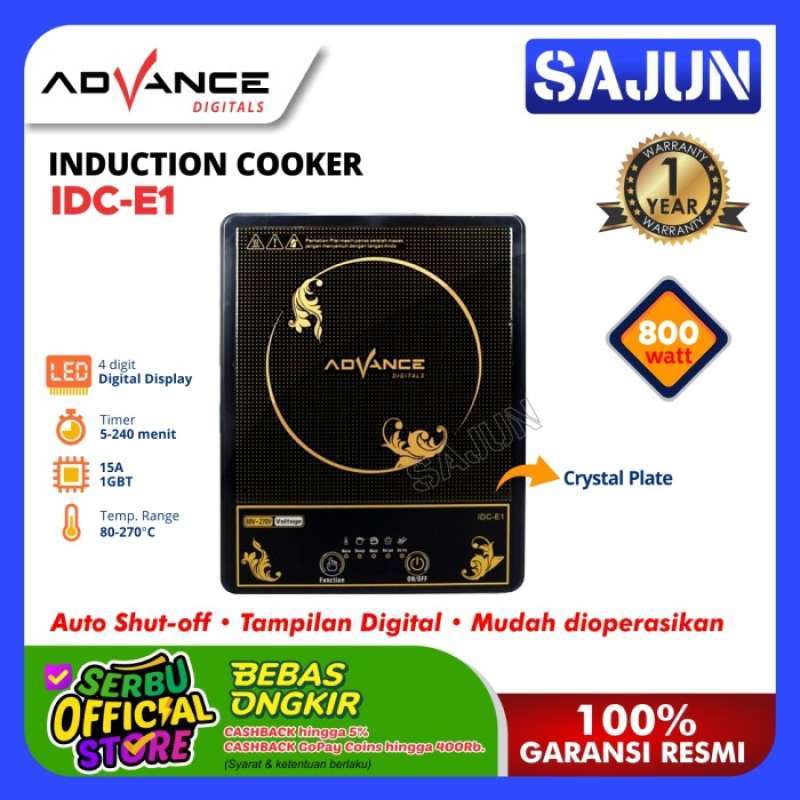 Promo Advance Induction Cooker Idc-E1Kompor Listrik Induksi Idce1 ...