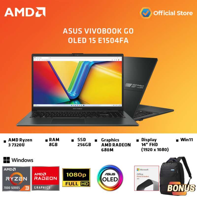 Promo Asus Vivobook Go 15 Oled E1504fa | Ryzen 3 7320 8gb 256gb Radeon ...