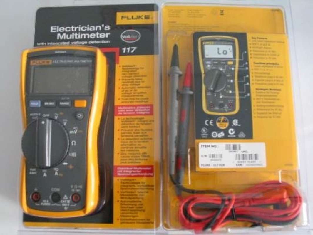 Promo FLUKE 117 ELECTRICIAN'S DIGITAL MULTIMETER WITH NON-CONTACT ...