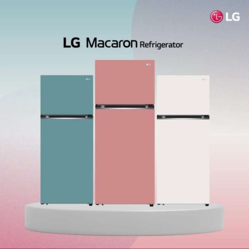 Jual Kulkas LG GN-B392PQGB 423 Liter Macaron Warna Beige GNB 392 PQGB di Seller ...