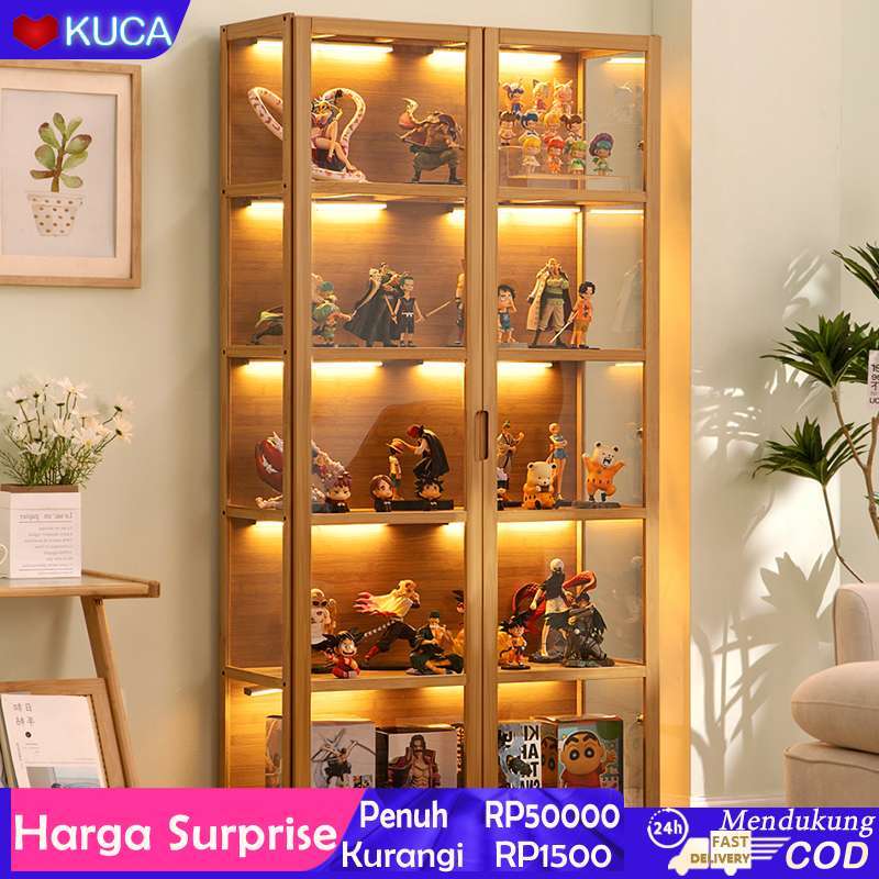 Promo Lemari Pajangan Etalase Akrilik Kaca Transparan Lemari Display ...