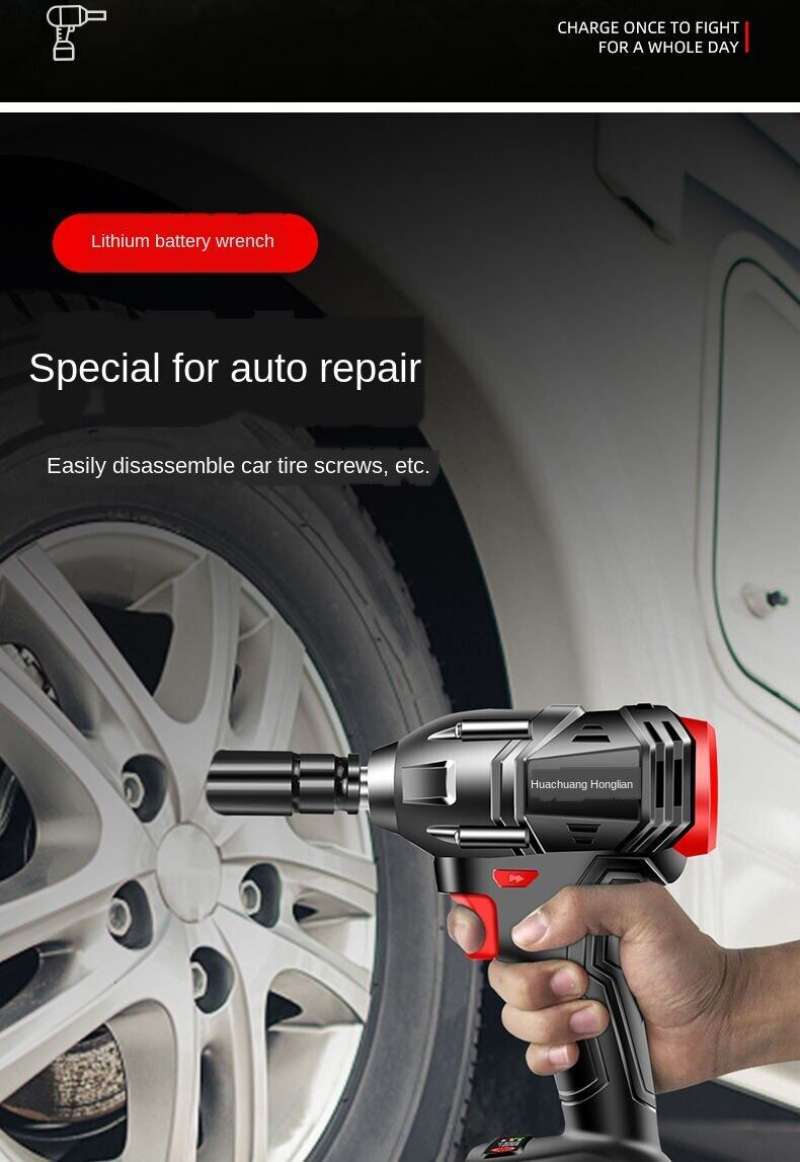 Promo Cordless Impact Wrench - Alat Buka Ban Mobil - Mesin Brushless ...