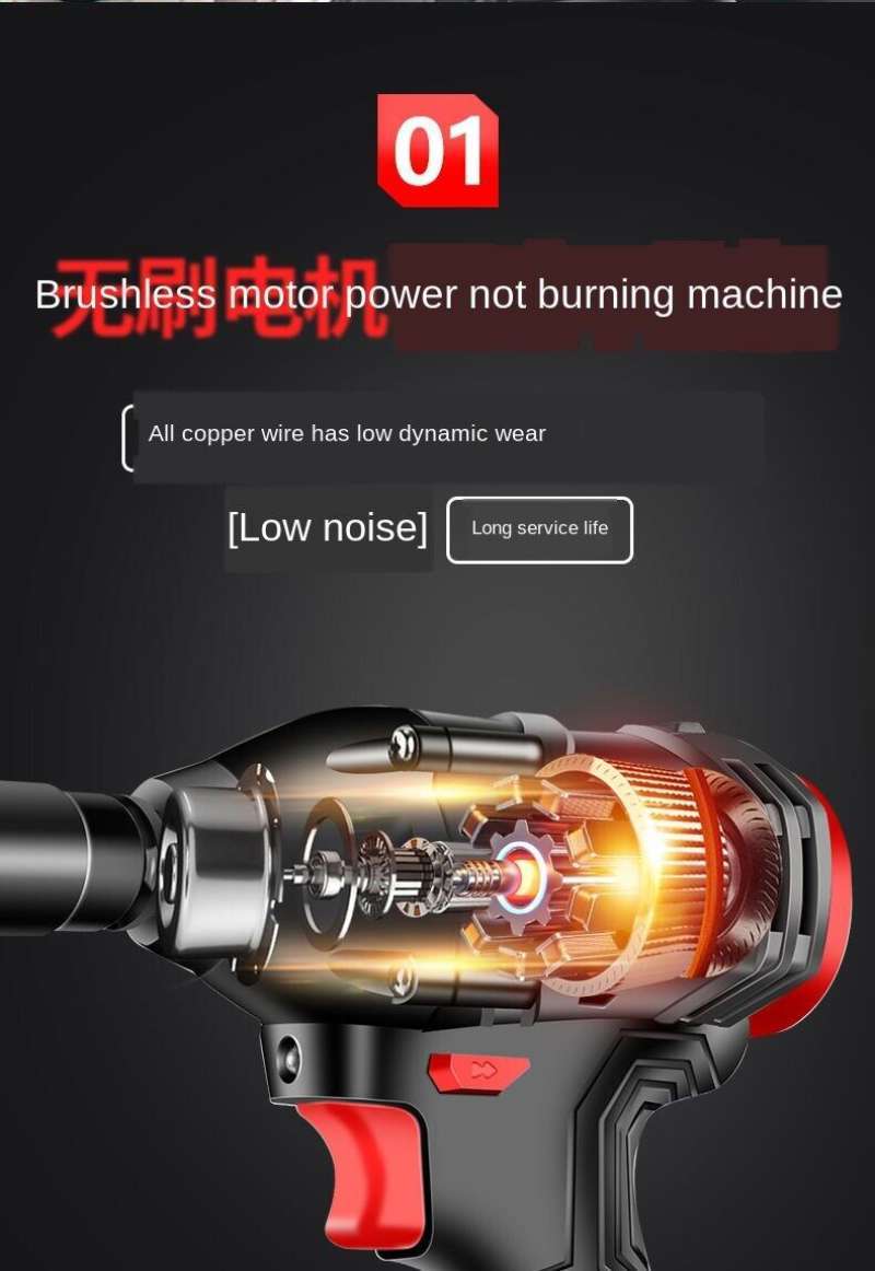 Promo Cordless Impact Wrench - Alat Buka Ban Mobil - Mesin Brushless ...