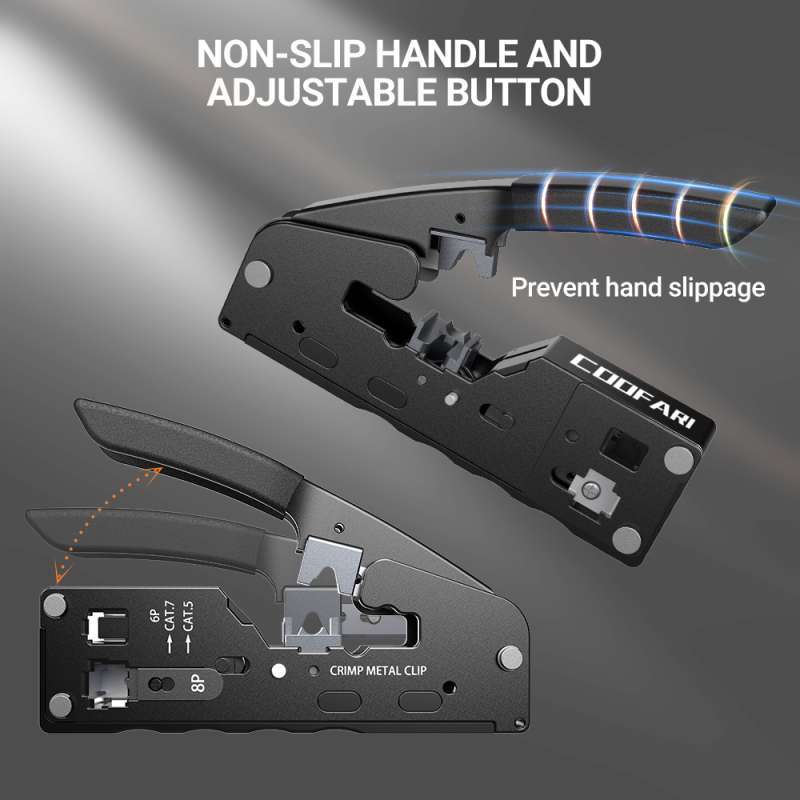 Promo Alat Pemampat RJ45 Pass Through untuk CAT7/CAT6A/CAT6/CAT5 ...