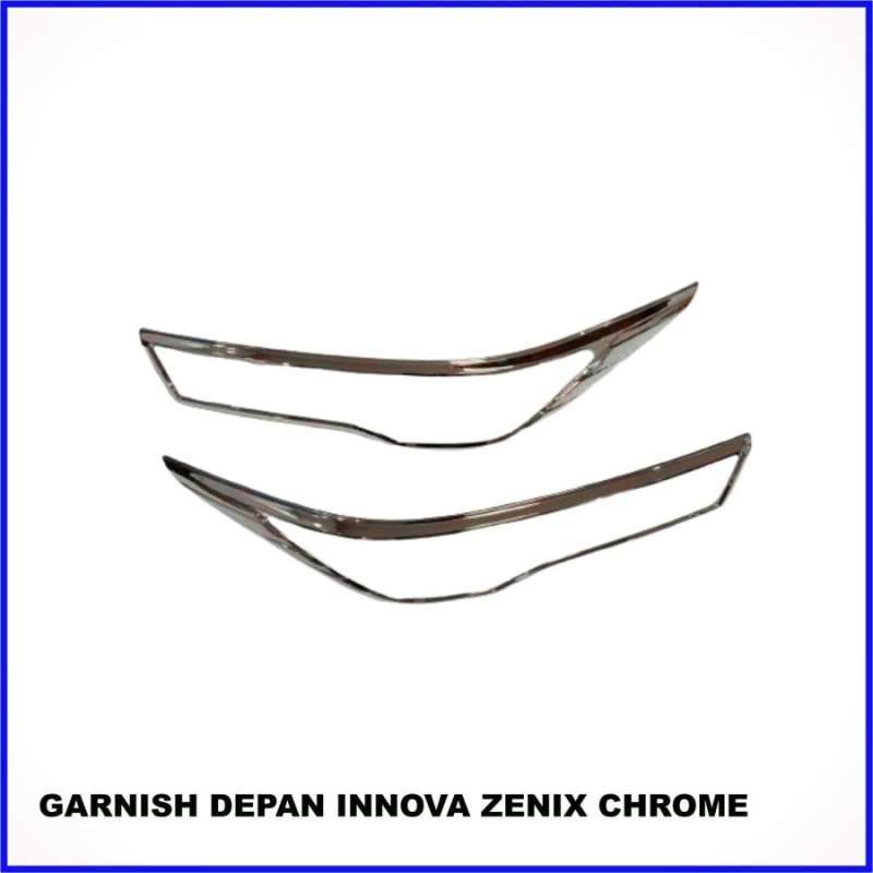 Jual Paket Garnish Lis Lampu Depan Belakang Innova Zenix 2022 - 2024 Black - Belakang di Seller ...