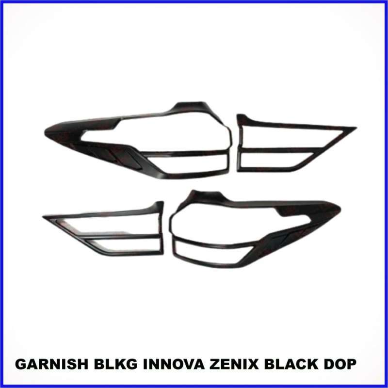 Jual Paket Garnish Lis Lampu Depan Belakang Innova Zenix 2022 - 2024 Black - Depan di Seller ...