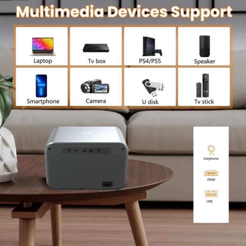 Jual Tripsky T300 Android Proyektor Android Smart Projector 250 Ansi Lumens Di Seller ...