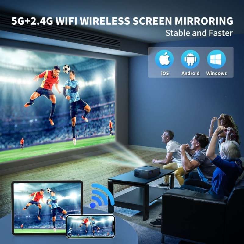 Jual Tripsky T300 Android Proyektor Android Smart Projector 250 Ansi ...