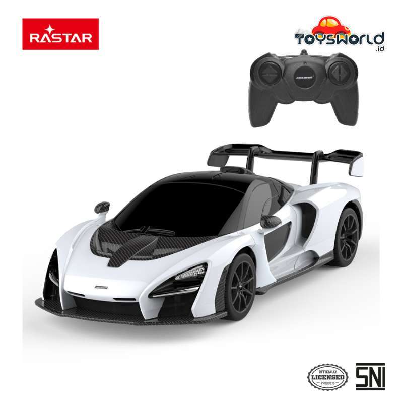 Jual Rastar RC 1.24 McLaren Senna White di Seller Toysworld.id ...