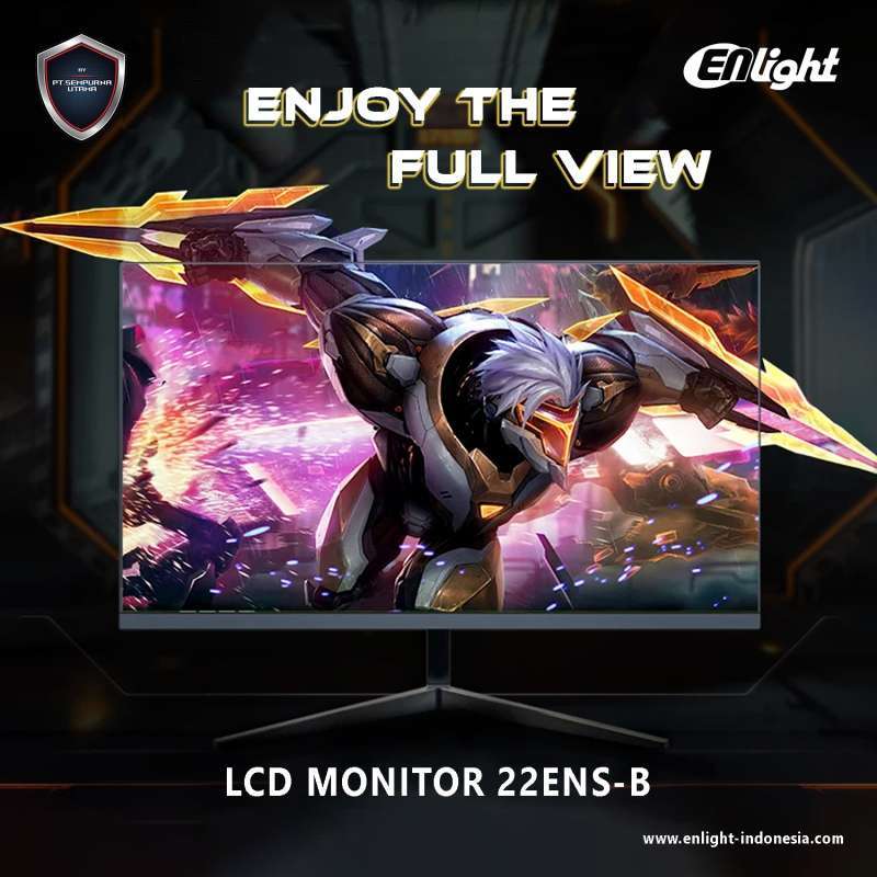 Jual Enlight 22ENS-B 22 Inch Frameless Monitor - FHD VA 75Hz 2ms di Seller KomputerMedan ...